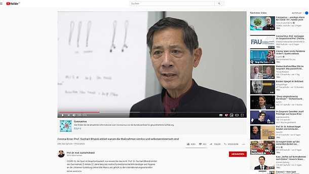 Prof. Sucharit Bhakdi und Kollegen gegen die Mainstream Meinung